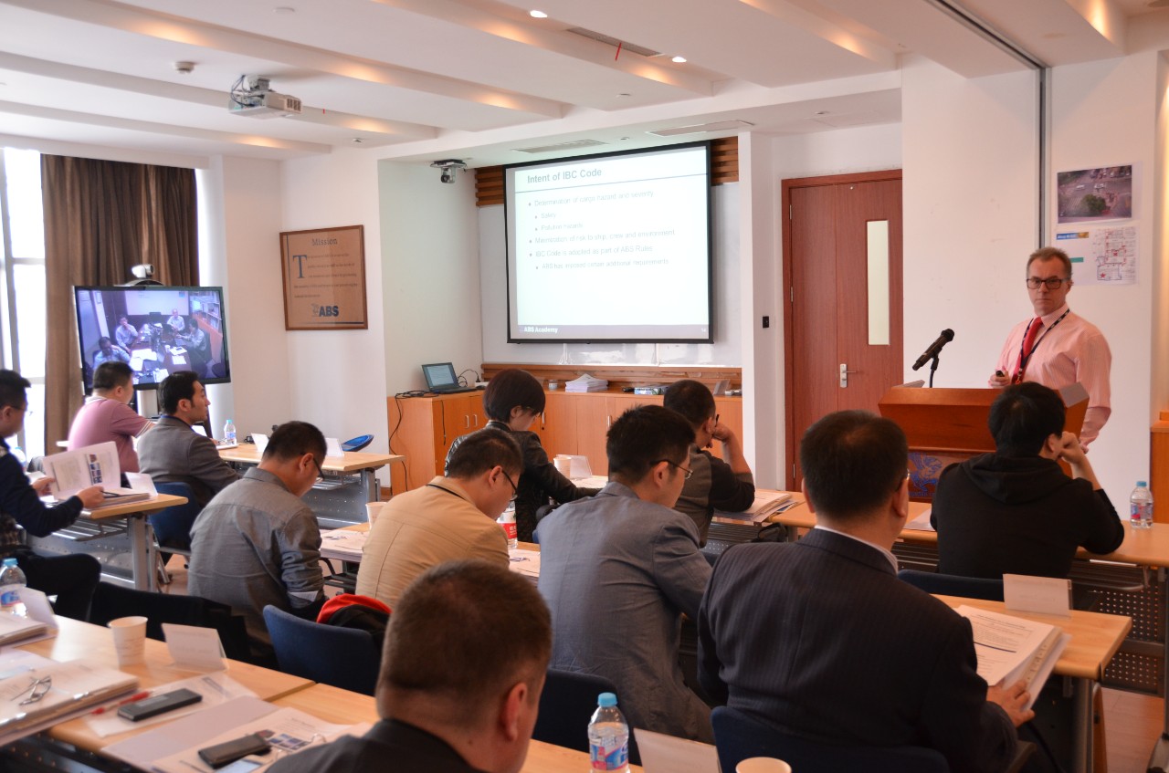 ABS Greater China Division Provides Chemical Tanker Training